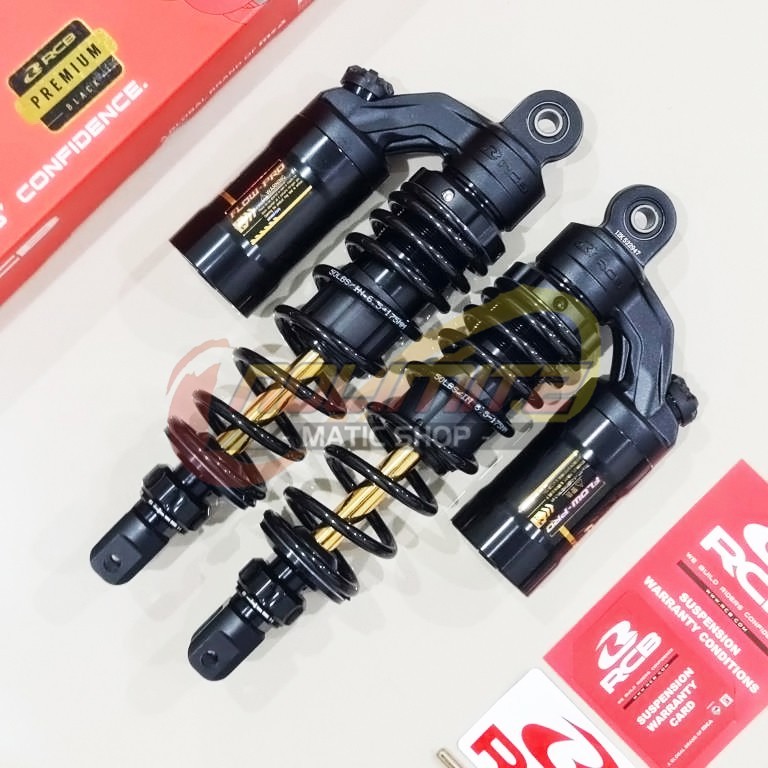 Jual Shock RCB Racing Boy Flow Pro 305mm Premium Black NEW NMAX Aerox ...