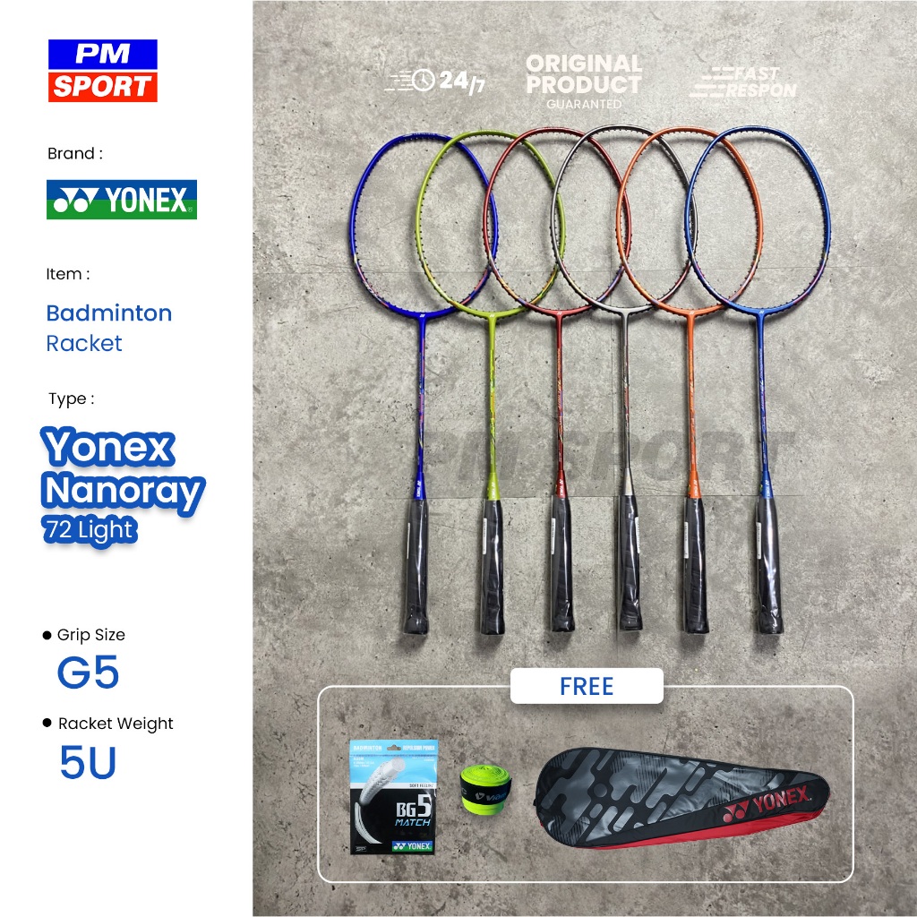 Jual RAKET BADMINTON / BULUTANGKIS YONEX NANORAY 72 LIGHT RUDY HARTONO ORIGINAL | Shopee Indonesia