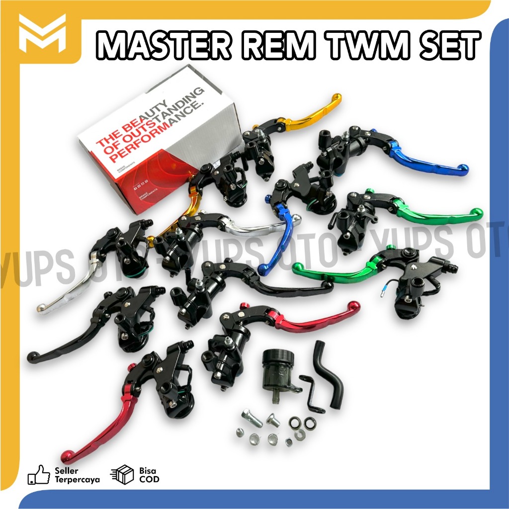 Jual MASTER REM AEROMOTIVE RADIAL TWM UNIVERSAL HANDLE REM KIRI KANAN ...