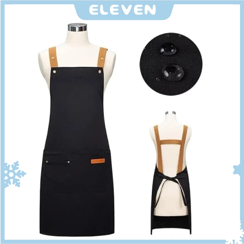Jual Eleven Apron Celemek Masak / Apron Celemek Waterproof /Apron ...