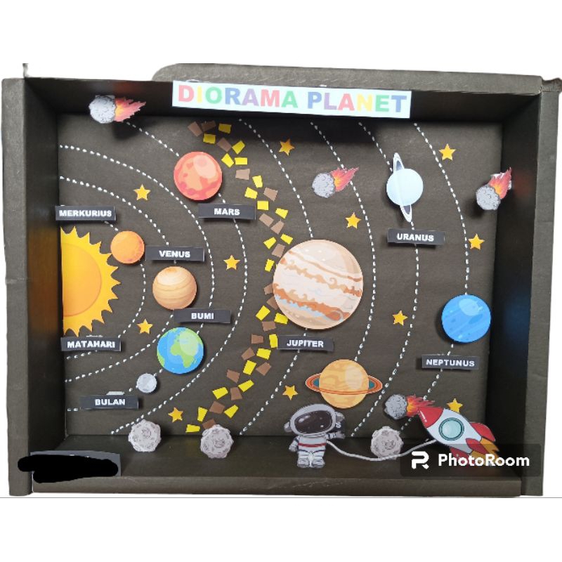Jual diorama planet/diorama tata surya | Shopee Indonesia