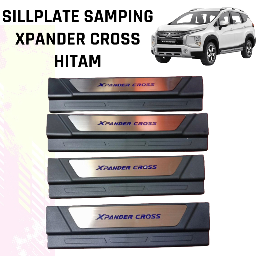Jual Sillplate Samping / Injakan Mobil Xpander Cross Hitam Carbon ...
