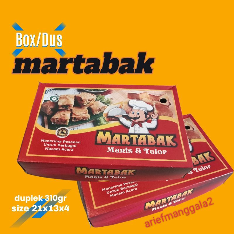 Jual dus martabak / box martabak full warna | Shopee Indonesia