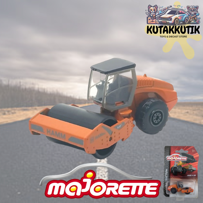 Jual Majorette Truk Konstruksi Jalan Road Roller Hamm H 20i Orange ...