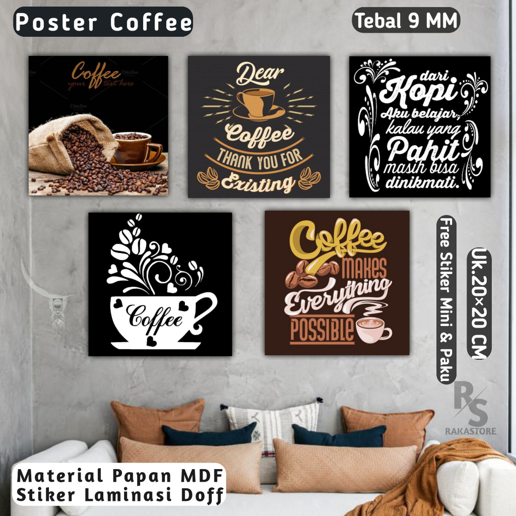Jual Poster Coffee/ Poster Kopi / Poster Cofe/ Kopi/ Gambar Coffee ...