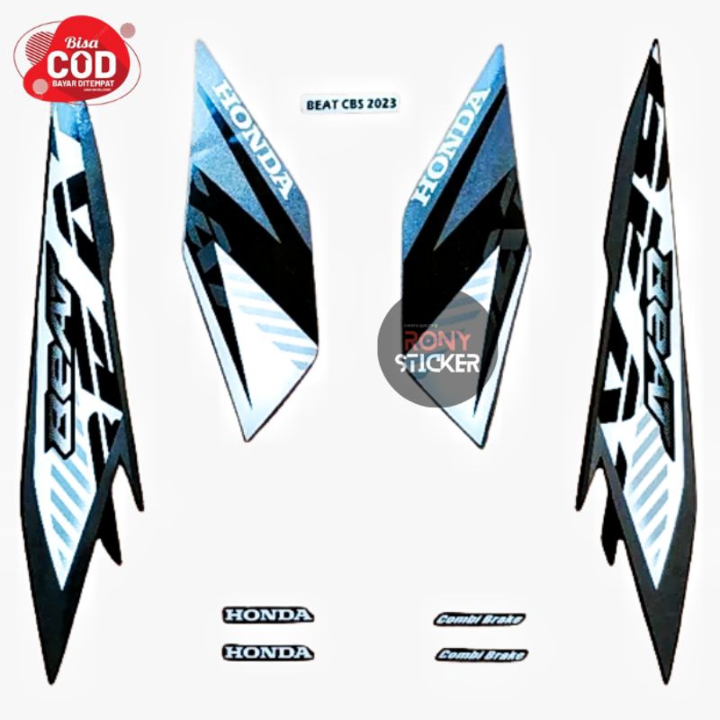 Jual STIKER STRIPING HONDA BEAT CBS 2023 LIS BODY MOTOR STANDAR ...