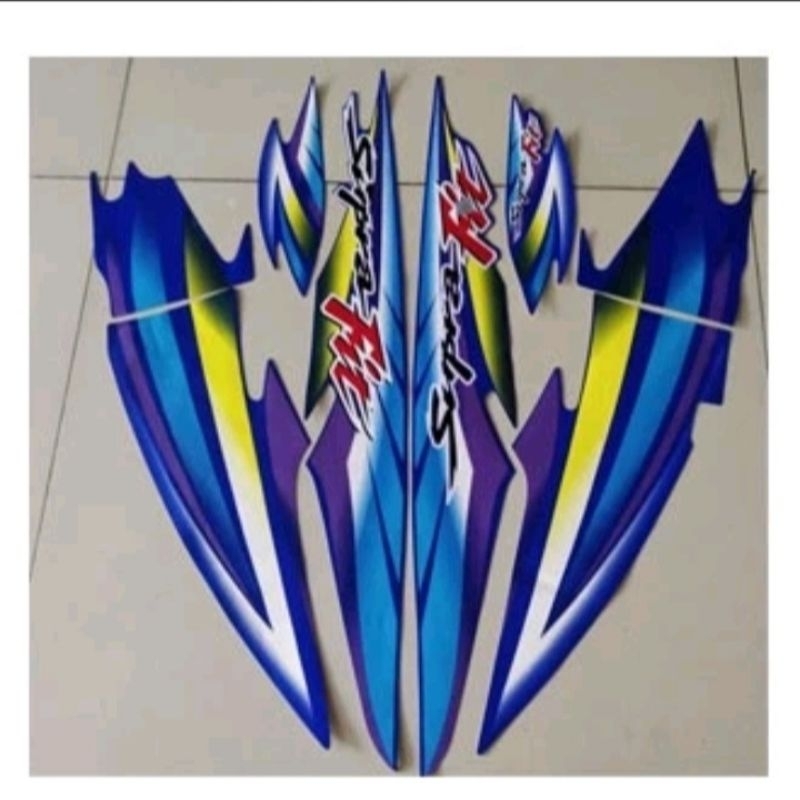 Jual Striping Sticker Full Body Motor SUPRA FIT CW/Old 2004 2005 ...