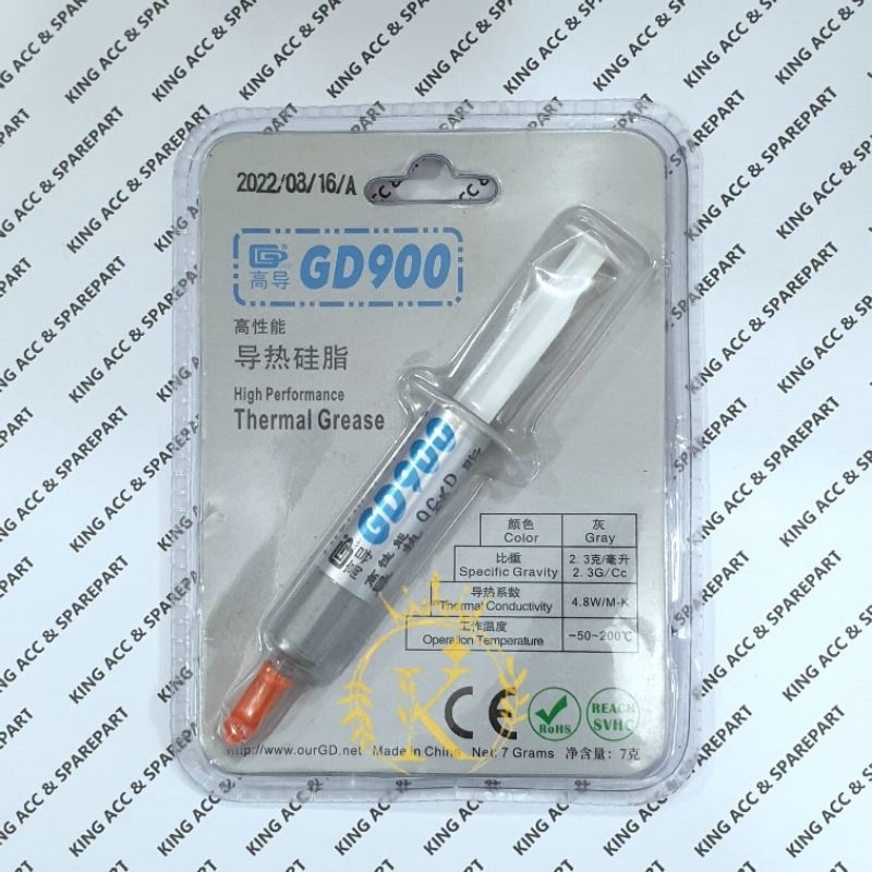 Jual THERMAL PASTE GREASE CPU COOLER COOLING VGA HEATSINK GD900 GD 900 ...