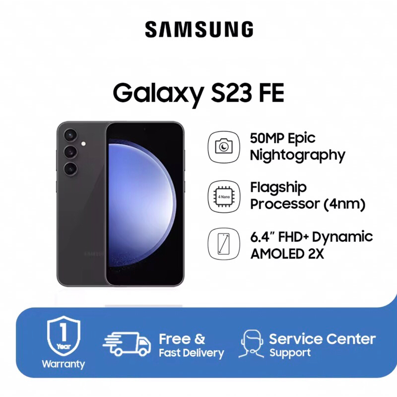 Jual Samsung Galaxy S23 FE 5G [8GB/256GB] Exynos 2200 - 50MP Triple Camera - IP68 - NFC - 6.4 ...