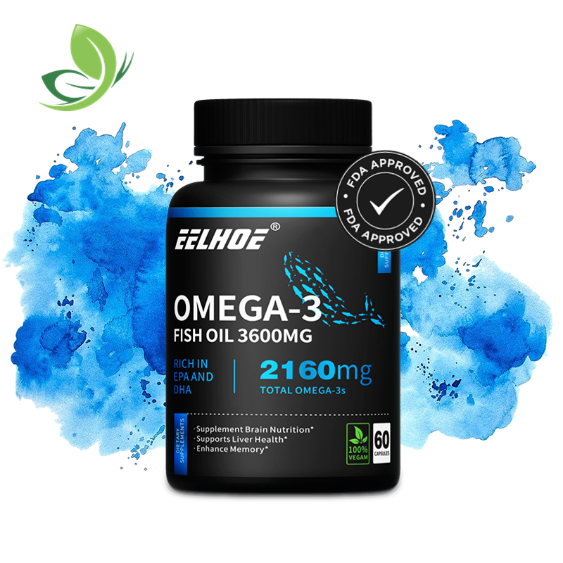 Jual Minyak Ikan 3600 mg, asam lemak Omega-3, kaya EPA dan DHA ...