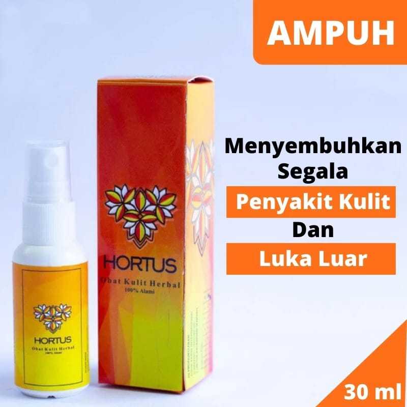 Jual Hortus obat kulit untuk gatal, herpes luka bakar, Aman hortus herbal spray 30 ml | Shopee ...