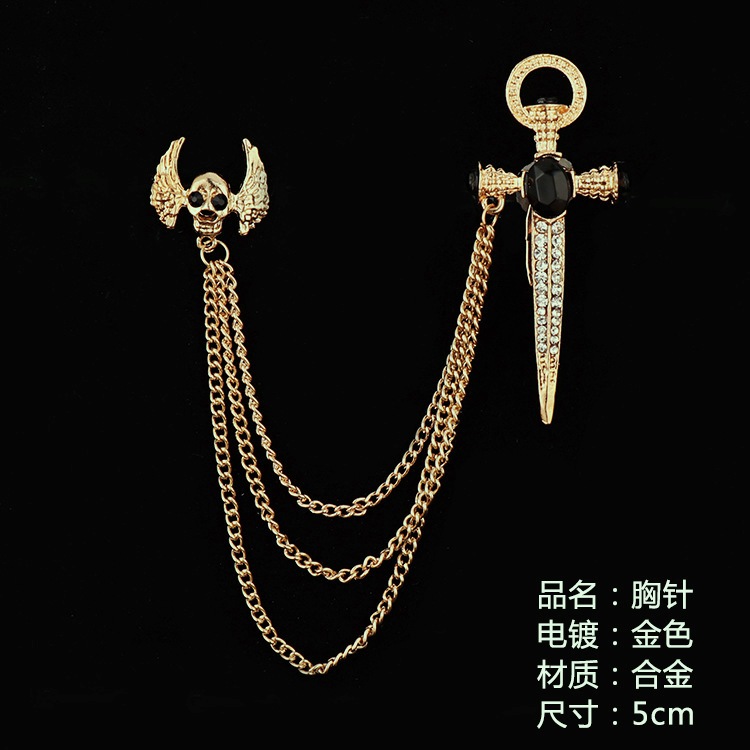 Jual Kiama Lapel Pin Bros Jas Wedding Vintage Crown Aksesoris Pin