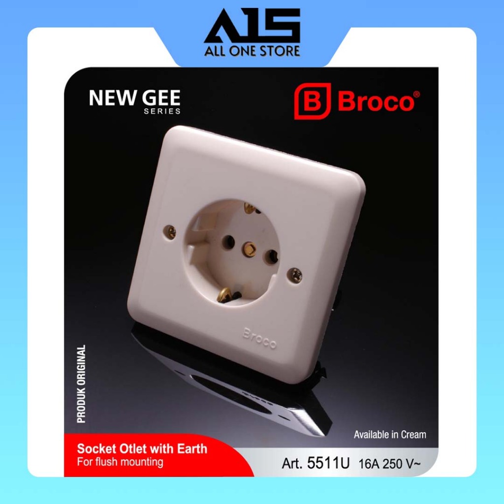 Jual Stopkontak Broco Inbow / BROCO 5511U New Gee | Shopee Indonesia