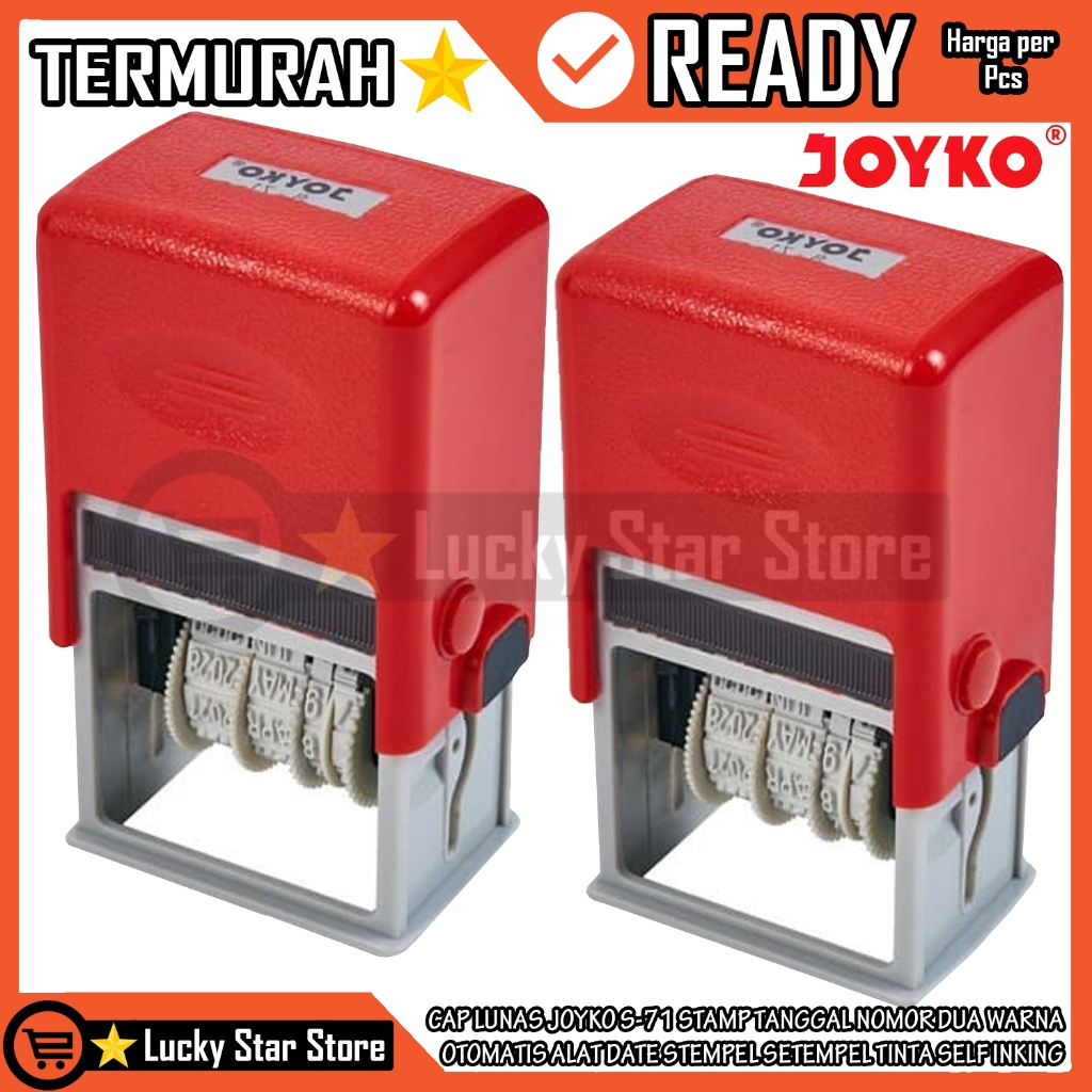 Jual Alat Date Stempel Stamp Cap Lunas Joyko S-71 Tanggal Bulan Tahun ...