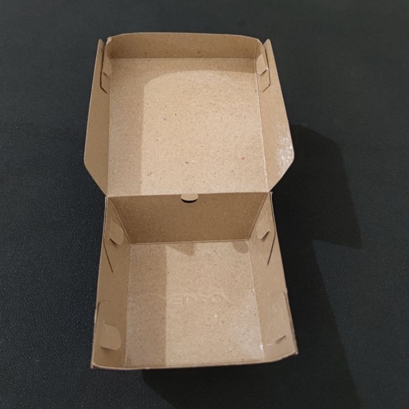 Jual kotak kraft dimsum 11x11x5 cm isi 100 lunch box kemasan makanan ...