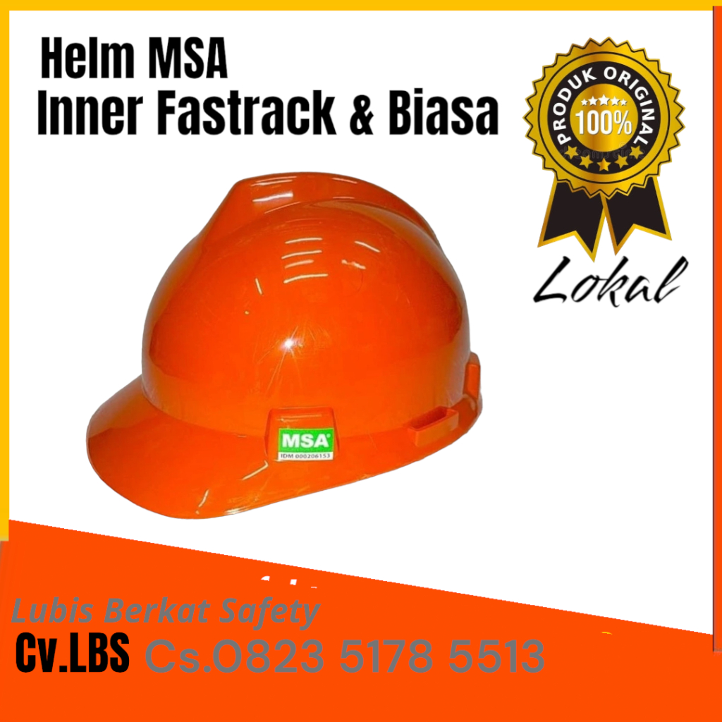 Jual Helm MSA Proyek Helm Kerja Keselamatan Inner Fastrack Dan Biasa ...