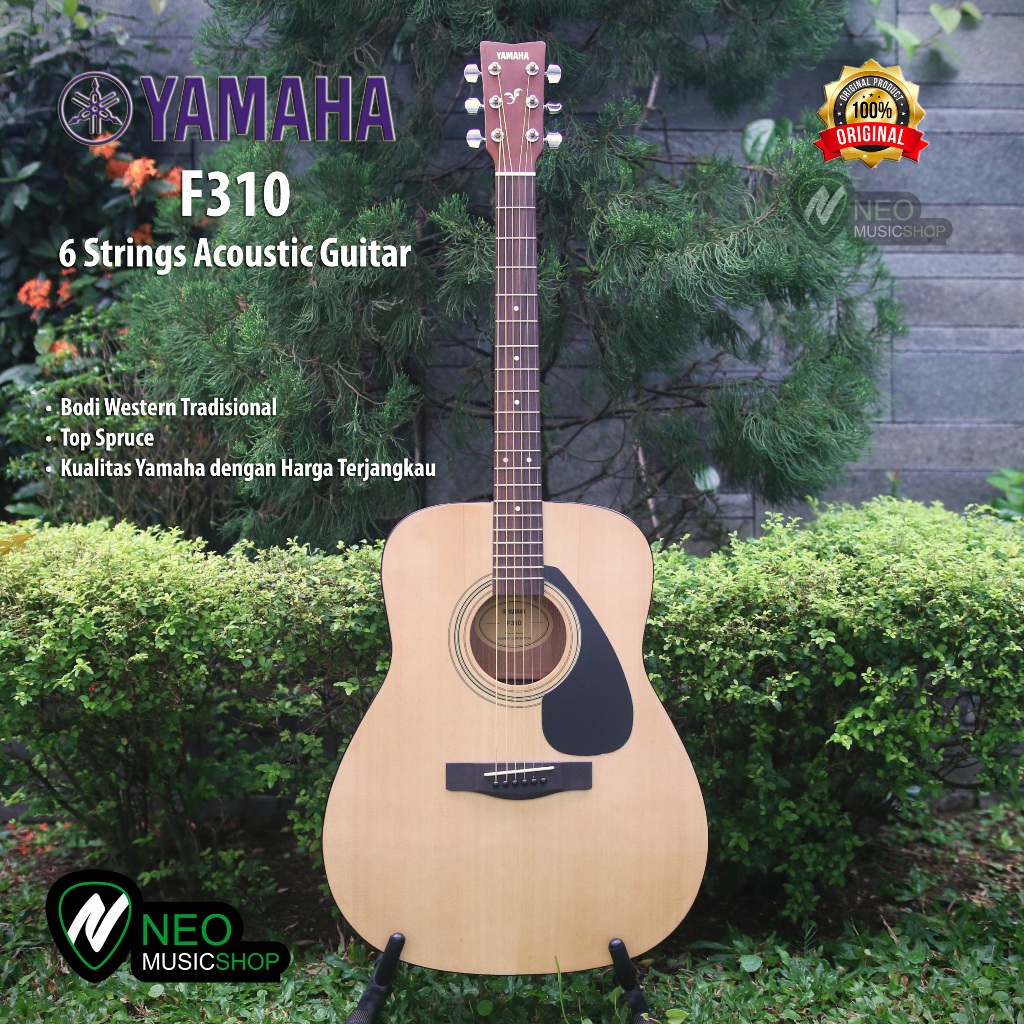 Jual Yamaha F310 F 310 Gitar Akustik 6 Strings Acoustic Guitar | Shopee ...