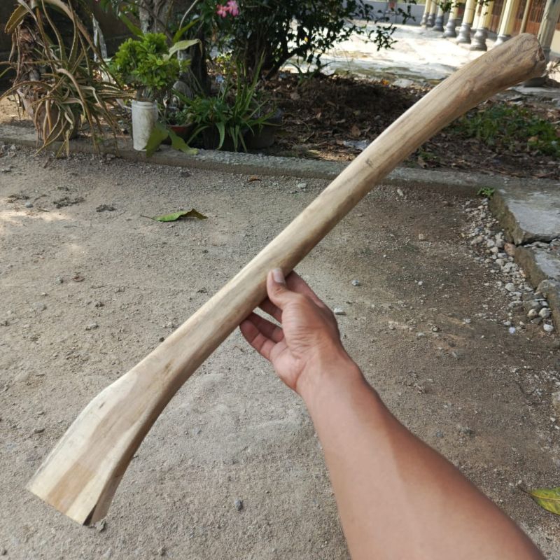 Jual Gagang cangkul kayu jati ASLI Doran pacul | Shopee Indonesia