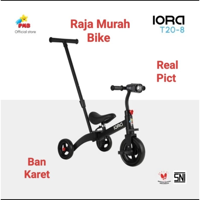Jual Sepeda Balance Bike Iora T20-8 Sepeda Roda Tiga Dorong Balance ...