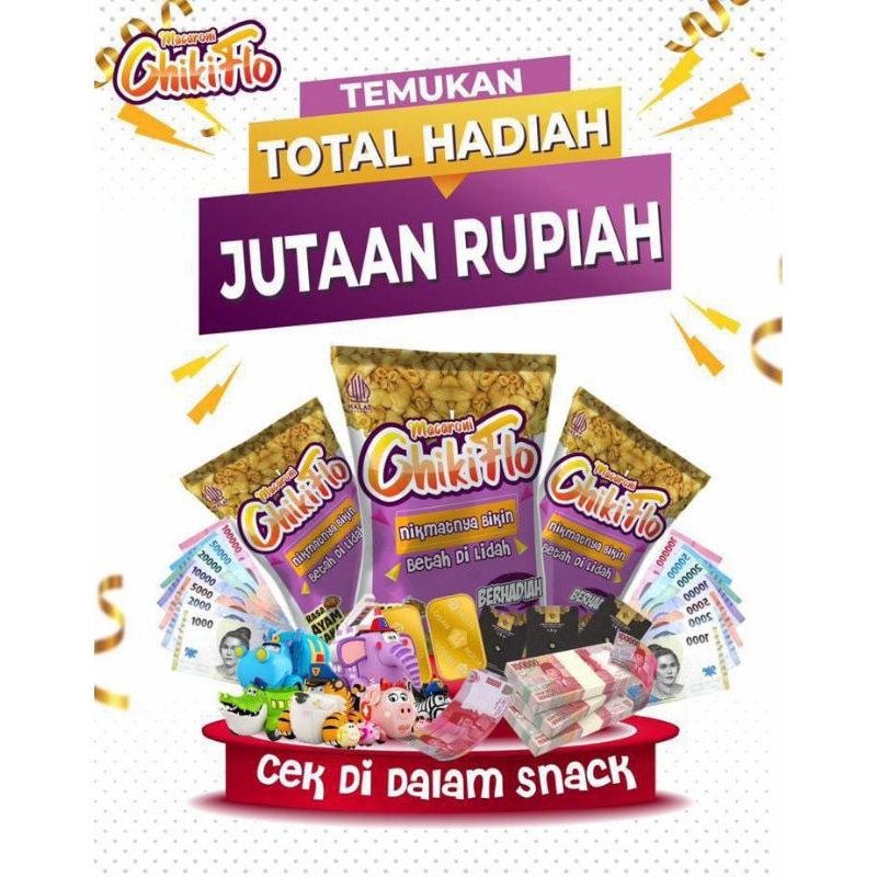 Jual SNACK VIRAL/SNACK BERHADIAH EMAS/SNACK BERHADIAH VIRAL/SNACK ...