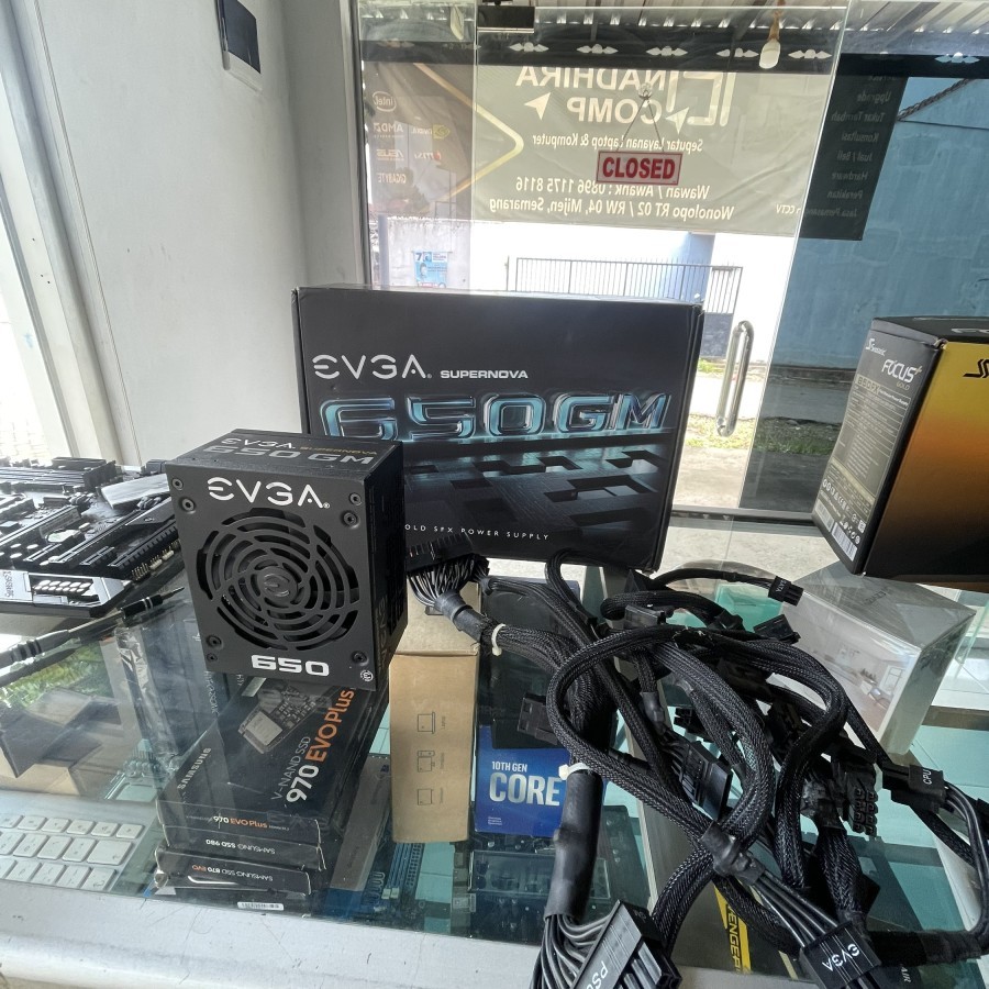 Jual PSU SFX EVGA 650GM 80 gold full modular lengkap | Shopee Indonesia
