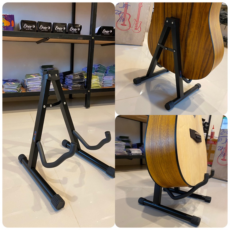 Jual STAND GITAR DUDUK MODEL A MEREK DLUXE | Shopee Indonesia