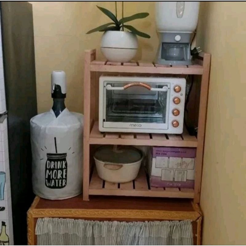 Jual Rak Oven 3 susun / Rak susun oven aestetik / Rak susun serbaguna ...