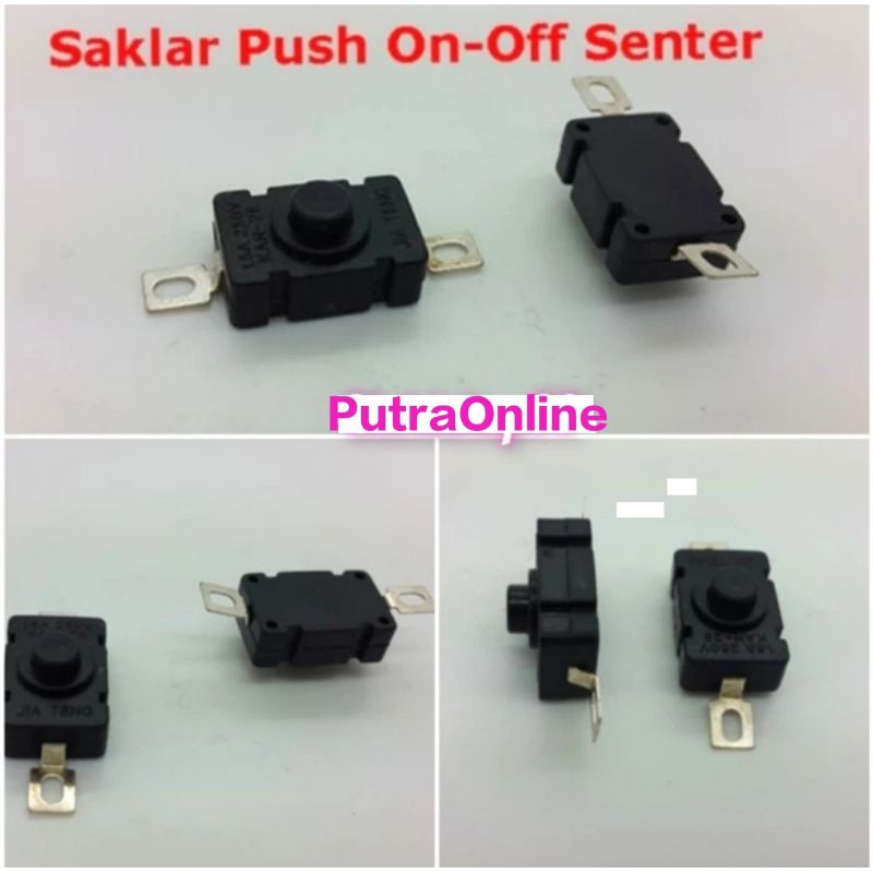 Jual Saklar Push On Off Senter isi 100pcs / Switc Push Onn Off Center ...