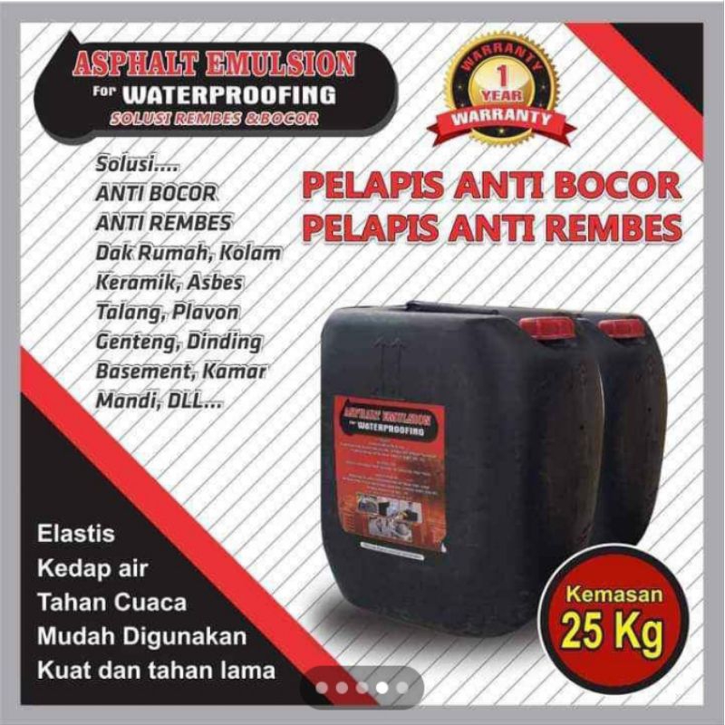 Jual aspal cair aspal waterproof asphalt emulsion for waterproofing cat ...
