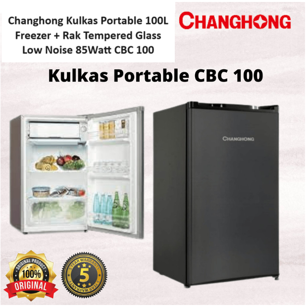 Jual CHANGHONG Kulkas 1 Pintu Portable 100L Low Watt CBC 100 CBC100 ...