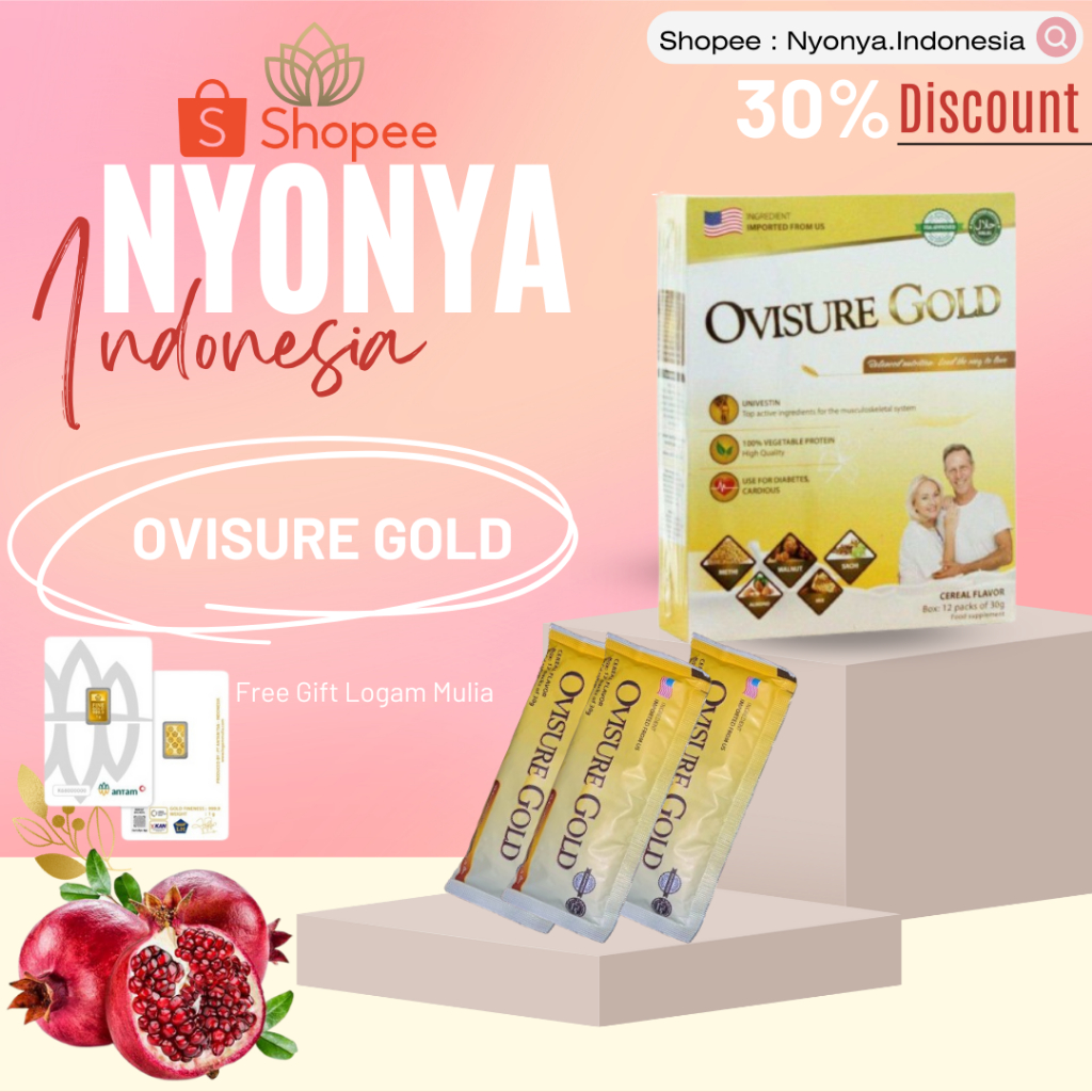 Jual OVISURE GOLD SUSU ORIGINAL - Ovisure Obat Vitamin Tulang Sendi dan ...