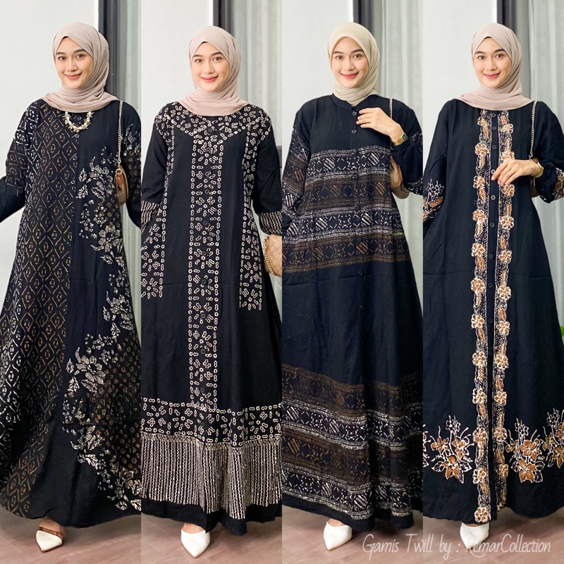 Jual Remar Collection - Gamis Twill Berkualitas Model Tali Samping ...