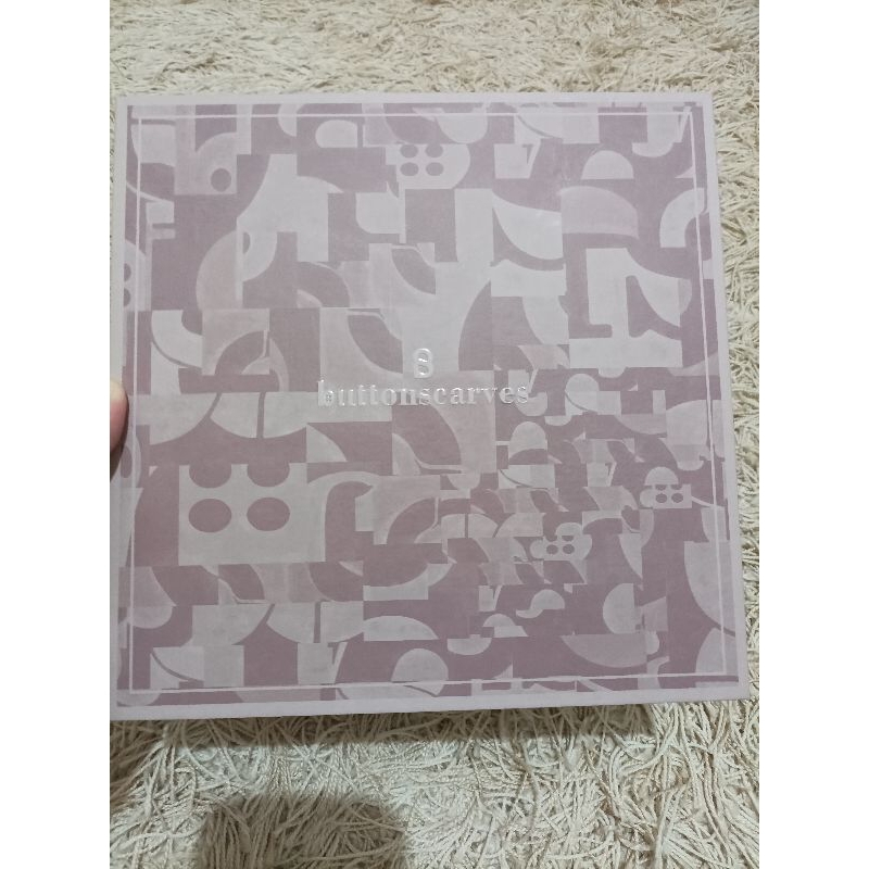 Jual Box/Kotak Buttonscarves Cut and Paste Satin Square - Dusty Rose ...