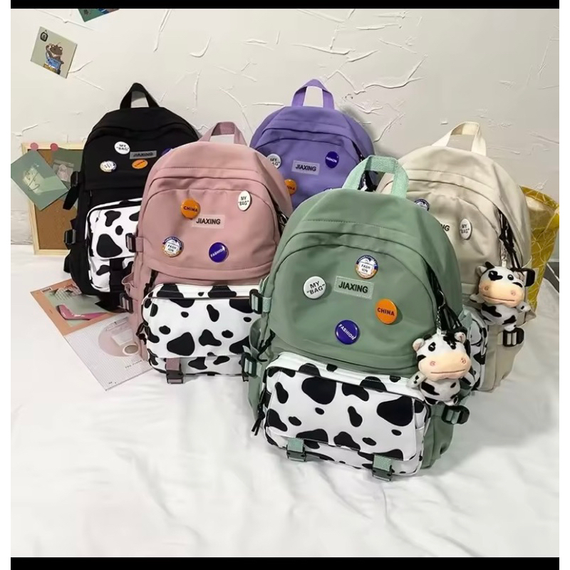 Jual Tas Ransel model sapi Korea | Shopee Indonesia