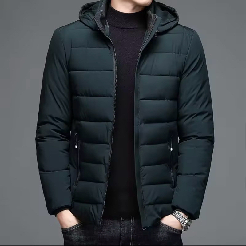 Jual Jaket Mudik Pria Anti Angin/Jaket Musim Dingin TeBal Murah | Shopee Indonesia