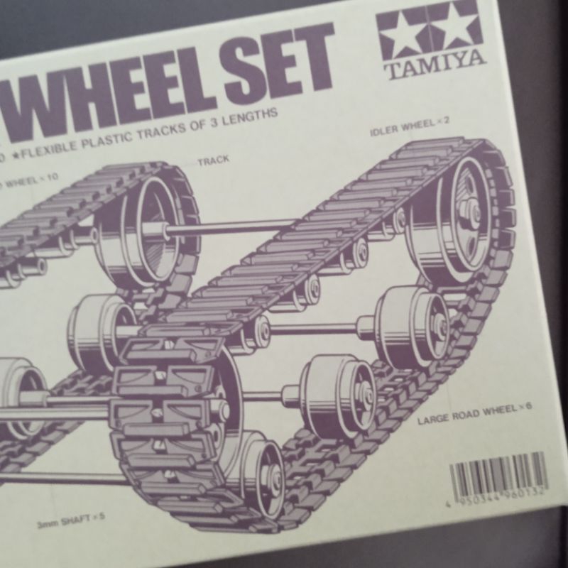 Jual TAMIYA track and wheel set roda tank #70100 ready stok | Shopee ...