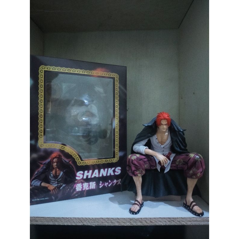 Jual action Figur akagami shanks duduk recast tinggi 15cm | Shopee ...