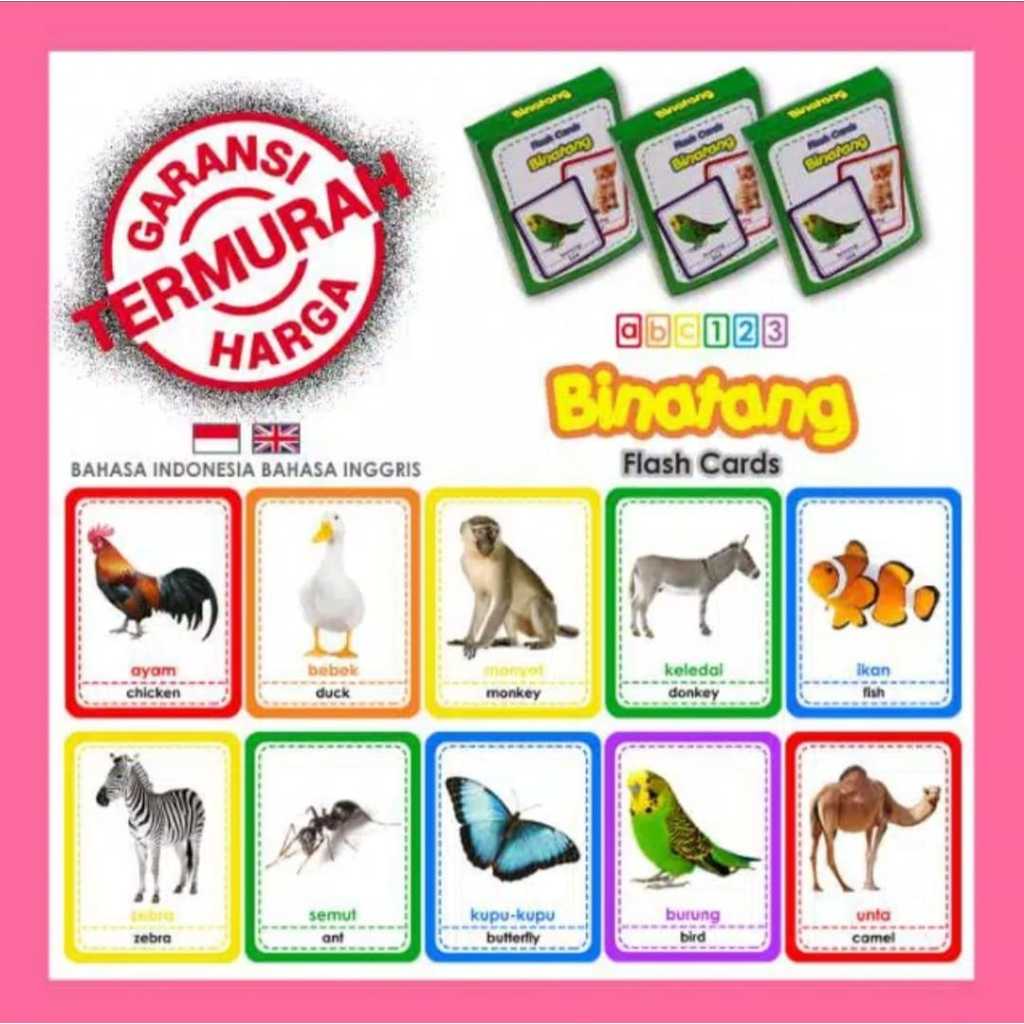 Jual Kartu Pintar Bayi Anak Abjad Alfabet ABC Murah Sedia Juga Flash ...