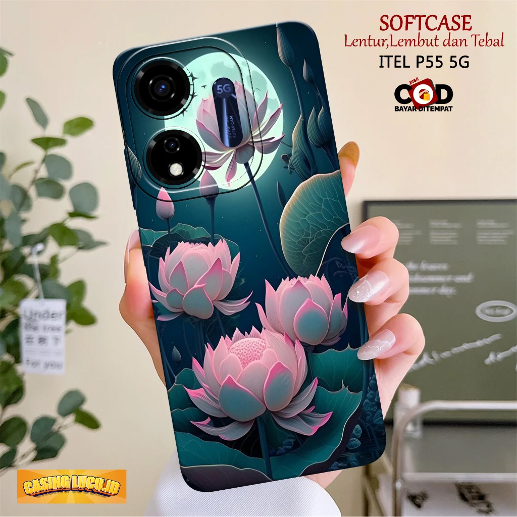 Jual Case Hp ITEL P55 5G Terbaru - Fashion Case BUNGA - Casing ITEL P55 5G Terbaru - Softcase Hp ...