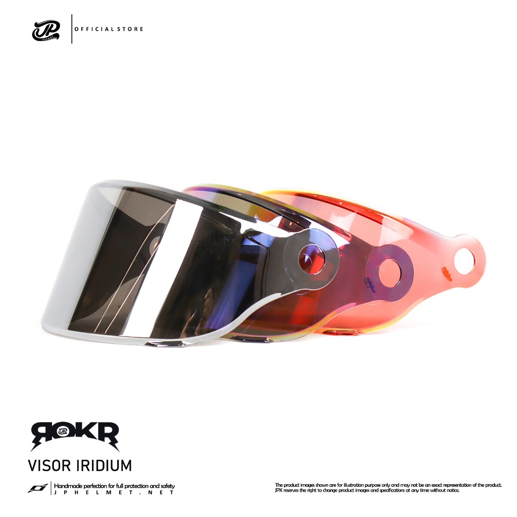 Jual Kaca Helm JPX Visor Iridium for JP ROKR | Shopee Indonesia