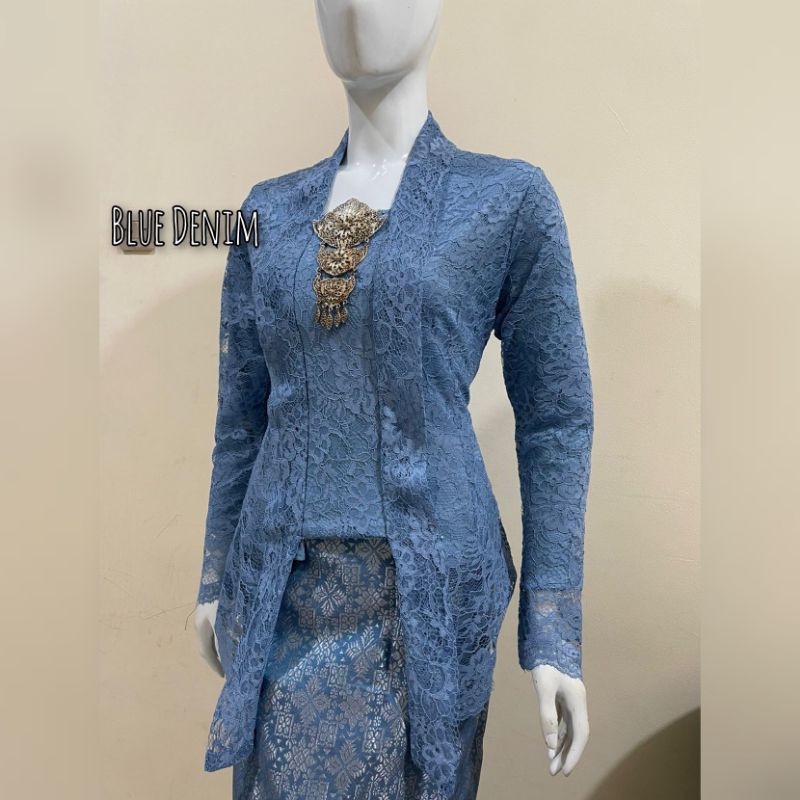 Jual Kebaya Kutubaru Brokat Kebaya Modern Atasan Kebaya Baju Kondangan Kartini Wisuda Tunangan ...