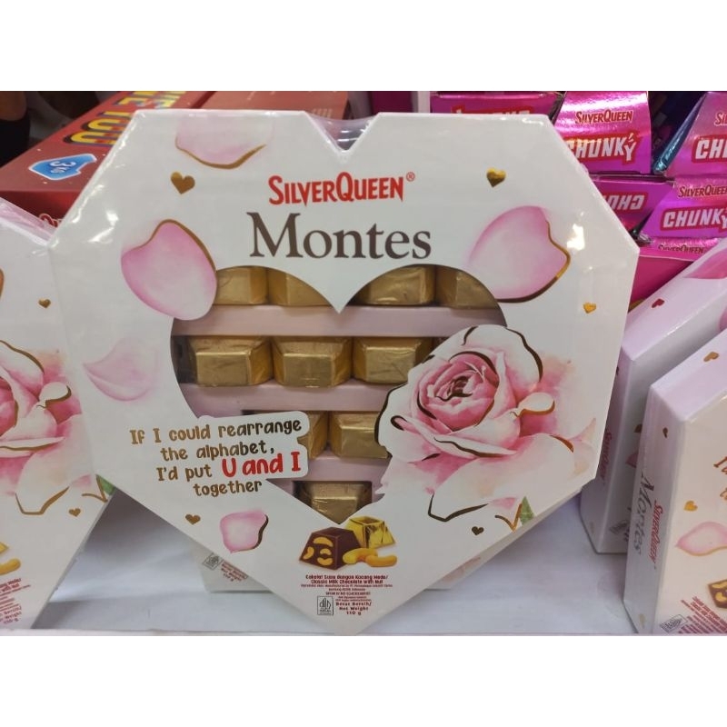 Jual Silverqueen Montes 110 gr - Coklat Silver Queen Valentine ...