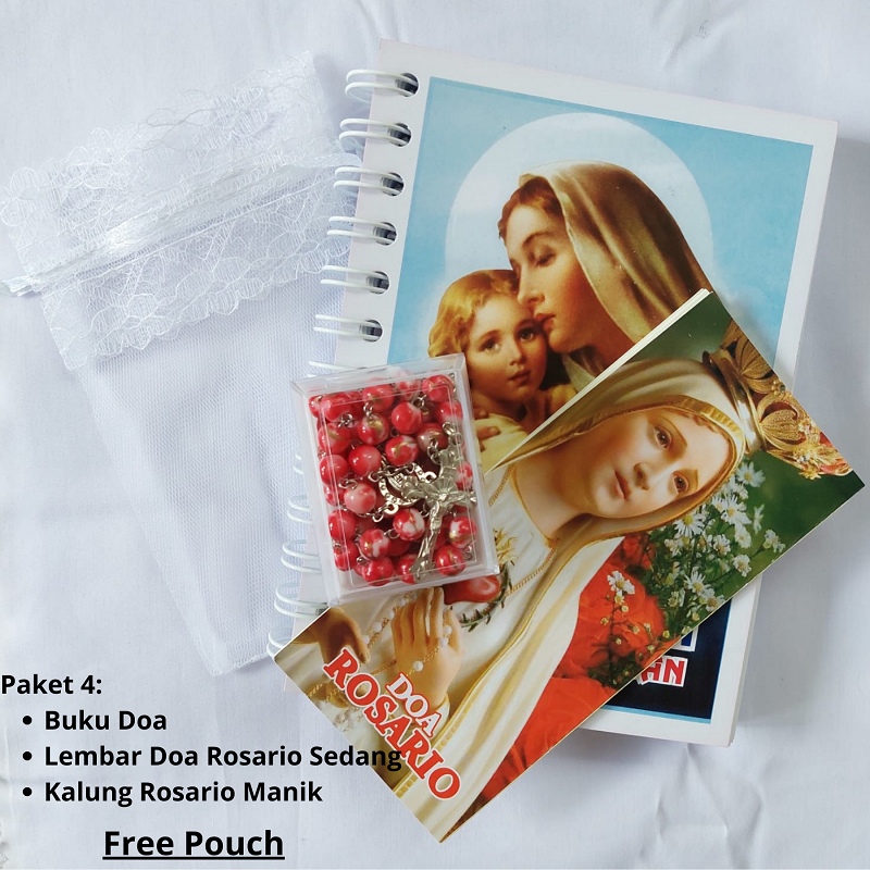 Jual Paket Souvenir Katolik Murah Rosario Buku Doa Hampers | Shopee ...