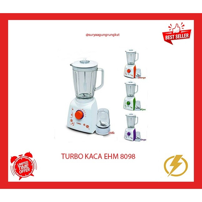 Jual BLENDER TURBO KACA EHM 8098 (BY PHILIPS) | Shopee Indonesia