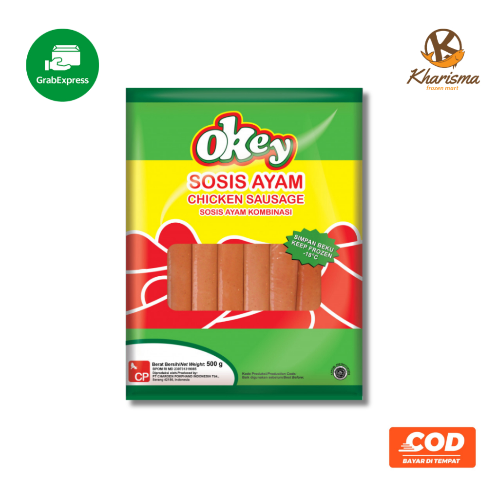 Jual Sosis Ayam Okey Murah Untuk Jualan 500g Frozen Food (Khusus Sumbar ...