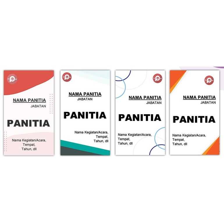 Jual Custom Cetak NameTag Panitia | Shopee Indonesia