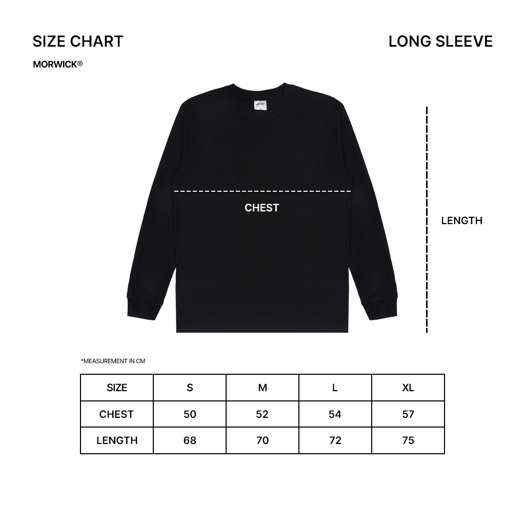 Jual MORWICK - Kaos Long Sleeve Lengan Panjang Pria - WFAW - Putih ...