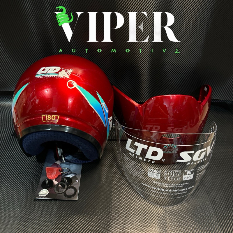 Jual Helm LTD Sports Merah Kilat Merah Doff Pink Original Malaysia ISO ...