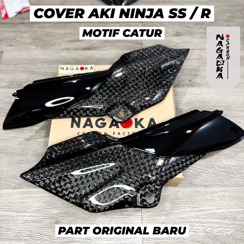 Jual COVER AKI NINJA SS R KIS CARBON BODY TENGAH ORIGINAL BARU TWILL ...