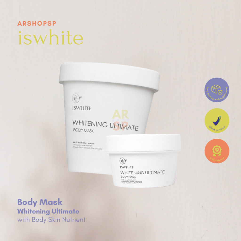 Jual arshopsp | Iswhite Whitening Ultimate Body Mask in 70gr / 200gr ...